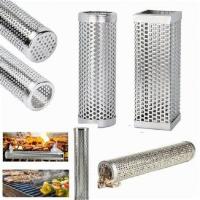 China Food Grade 304 Stainless Steel BBQ Grill Cold Smoker Tube - 6/12/18 Inch Sizes with 19x16.5x5cm Dimensions for sale