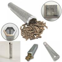 China 304 Stainless Steel Pellet Smoker Tube 19x16.5x5cm for Cold & Hot BBQ Smoking with Electrolytic Polishing for sale