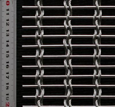 China Decorative Metal Screen Mesh 0.5-2.5mm Wire Diameter with 37% Open Area for Architectural Applications for sale