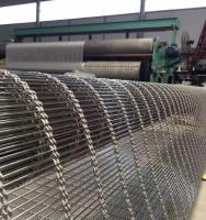 China Architectural Cable Rod Metal Woven Wire Mesh 0.5-2.5mm Rod Diameter with 37% Open Area for Decorative Applications for sale