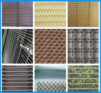 China Architectural Cable Rod Metal Woven Wire Mesh 0.5-2.5mm Rod Diameter with 37% Open Area for Decorative Applications for sale