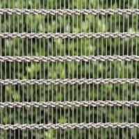 China Stainless Steel Architectural Cable Rod Mesh 1.4mm Thickness 37% Open Area for Building Facades for sale
