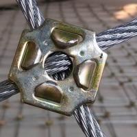 China Stainless Steel Wire Rope Net Clip for 5mm-10mm Ropes - Slope Protection & Gabion Mesh Fastener for sale
