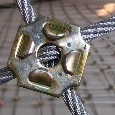 China Stainless Steel Wire Rope Net Clip for 5mm-10mm Ropes - Slope Protection & Gabion Mesh Fastener for sale
