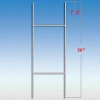 China 10x30 Inch H Frame Wire Sign Stake with 4mm Wire Diameter for Yard Signs and Campaign Displays for sale