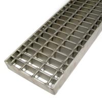 China Pressure Resistance Welded Galvanized Steel Gratings 20-100mm Bearing Bars with 3-5kPa Load Capacity for sale