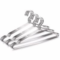 China Commercial Galvanized Steel Wire Hangers 40x21cm with 1.9-2.1mm Thickness for Laundry & Hotel Use for sale