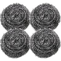 China Stainless Steel Scourer Ball Set of 6 - 20g Weight, 12.5×8.5×1.6cm Heavy Duty Kitchen Cleaning Pads for sale