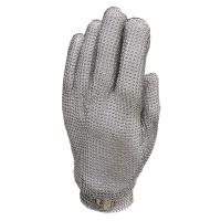 China Stainless Steel Chain Mail Mesh Butcher Glove Cut Resistant 316L 0.0197 Inch Wire for sale