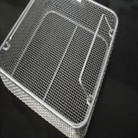 China Stainless Steel Wire Mesh Basket 0.5-3mm Wire Diameter for Industrial Cleaning and Sterilization for sale