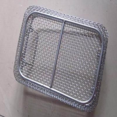 China Stainless Steel Wire Mesh Filter Disinfection Basket 0.5-3mm Wire Diameter with Custom Sizes for sale