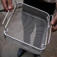 China Stainless Steel Filter Wire Mesh Basket 0.5-3mm Wire Diameter with 1.2-2mm Mesh Size for Industrial Cleaning for sale