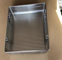 China Stainless Steel Filter Wire Mesh Basket 0.5-3mm Wire Diameter with 1.2-2mm Mesh Size for Industrial Cleaning for sale