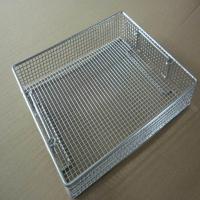China Stainless Steel Wire Mesh Filter Basket 0.5-3mm Wire Diameter with 1.2-2mm Mesh Size for Industrial Cleaning for sale