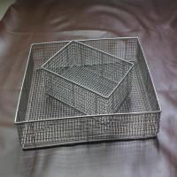 China Stainless Steel Wire Mesh Filter Basket 0.5-3mm Wire Diameter with 1.2-2mm Mesh Size for Industrial Cleaning for sale