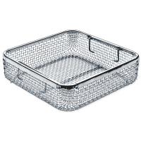 China Stainless Steel 304 316 Woven Wire Mesh Baskets 200-300 Micron for Cleaning and Storage for sale