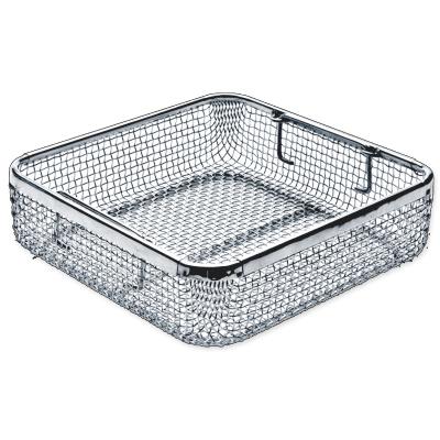 China Stainless Steel 304 316 Woven Wire Mesh Baskets 200-300 Micron for Cleaning and Storage for sale
