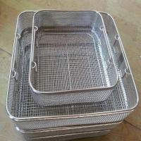 China Stainless Steel 304 316 Woven Wire Mesh Baskets 200-300 Micron for Cleaning and Storage for sale