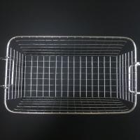 China Stainless Steel Round Storage Basket Dustbin with Lid AISI 304 0.5mm to 3mm Wire for sale