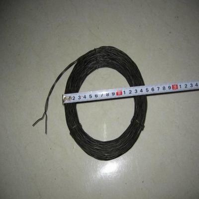 China BWG18 Double Twisted Black Annealed Wire 1.24mm-1.25mm Diameter 2-7 Strand Configuration for sale