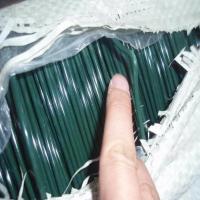 China Green PVC Coated Steel Wire 0.8mm to 2.5mm Core Diameter for Industrial Fencing and Security Applications for sale