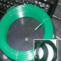 China Green PVC Coated Steel Wire 0.8mm to 2.5mm Core Diameter for Industrial Fencing and Security Applications for sale