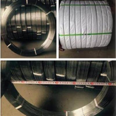 China 2.4×3.0mm Galvanized Oval Steel Wire 1000m Length 700kgf Breaking Force for Agriculture Fencing for sale