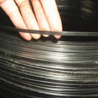 China Oil Tempered Flat Spring Wire 2.4×3.0mm with 80-210g/m² Zinc Coating for Agricultural Fencing for sale