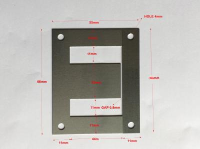 China Ei 66 133.2 EI Core Lamination Single Phase Silicon Steel Transformer Core for sale