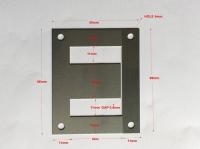 China EI 66 Mono Phase Transformer Core Sheet EI Core Gap Lamination Of The Transformer for sale