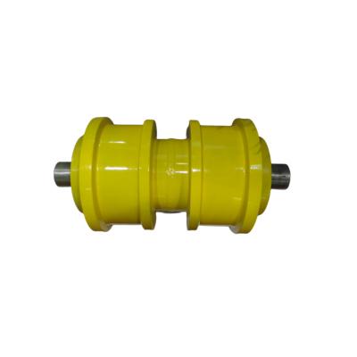 China Yellow D11N Undercarriage Track Roller Bottom Roller Excavator Spare Parts for sale