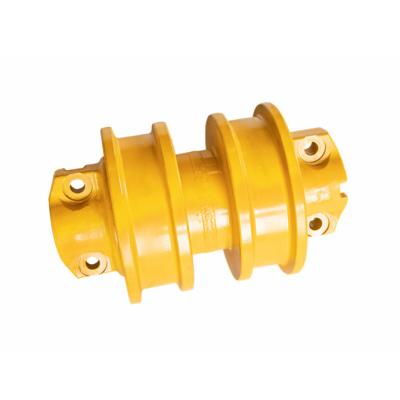 China Double Flange Bulldozer Track Roller with HRC52-60 Hardness and High Corrosion Resistance for Heavy Machinery for sale
