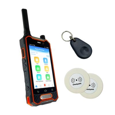 China Emergency Alarm Touch Guard Tour System Installation Easy GPRS GPS NFC Android 10 for sale