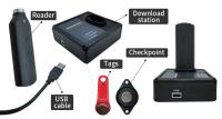 China Clocking Alarm Touch Guard Tour System Software Recording Downloader Ibutton Tag for sale