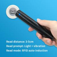 China 0.3 Seconds Real Time Guard Tour System Rfid IP67 Metal Base Sealed USB Patrol Probe for sale