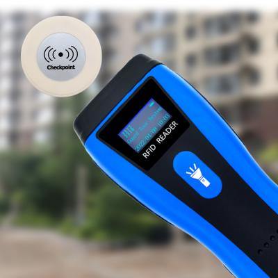 China Flashlight Touch Switch RFID Guard Tour System Refillable Suction Charging Interface Audio Mode for sale