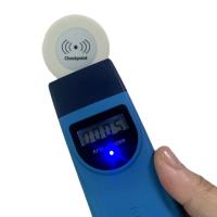 China Clock Digital Guard Tour System LED Display Flash RFID Scanner for sale