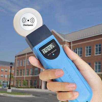 China Clock Digital Guard Tour System LED Display Flash RFID Scanner for sale