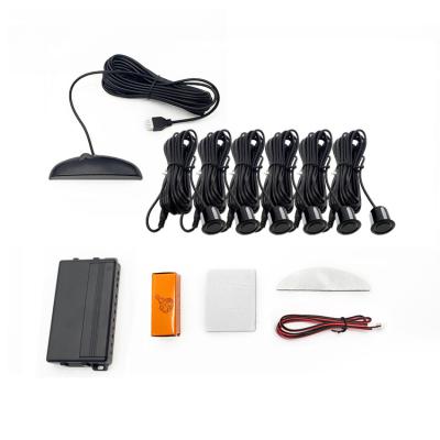 China Universal 6 Probes Car Parking Sensor Kit with Voice Alarm LED Display IP68 for sale