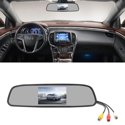 China KINGCROWN 4.3 Inch LCD Rear View Mirror Monitor with 300cd/m² Brightness and Dual AV Inputs for sale