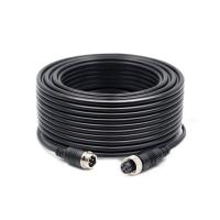 China 4.5mm OD Pure Copper Vehicle Aviation Cable with 4-Pin DIN Connectors for Camera Video Transmission for sale