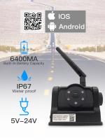 China Magnetic WiFi Vehicle Camera 1080P Rechargeable 6-8 Hours Battery IP68 Waterproof Night Vision for sale