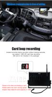 China Wireless Backup Camera System for Trucks 7-Inch Monitor 1080P Four Cameras for sale