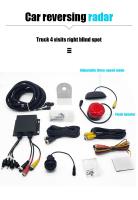 China Factory Wholesale Safety IP67 Resist Low Temperature Waterproof Truck Parking 4 Sensor System radar Detector Warning Voice Alarm for sale