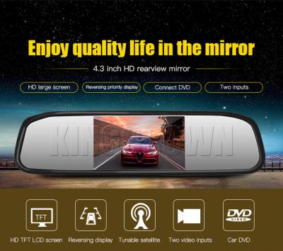 China ODM Vehicle Rear View Mirror Monitor Camera with 800x480 Resolution and 9-36V Working Voltage for Universal Car Installation for sale