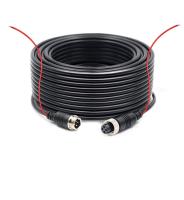 China 8m 4-Pin Backup Camera Extension Cable with 12V-24V Power for Vehicle CCTV Systems for sale