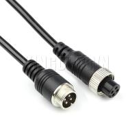 China 5 Meter 4pin Aviation Extension Cable Vehicle Wiring Cord for Bus Taxi Freight Vehicle Monitoring System for sale