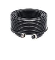 China ODM Vehicle Aviation Cable 4-Pin to RCA - 8m Length, 12V-24V DC for Car Camera Systems for sale