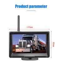 China Digital Wireless Rear Camera System 5 Inch LCD DC32V Night Vision Parking Aid for Trucks SUVs for sale