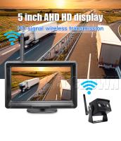 China DC12V-24V 5 Inch Wireless LCD Monitor Night Vision Backup Camera System for RV Truck Trailer Bus for sale